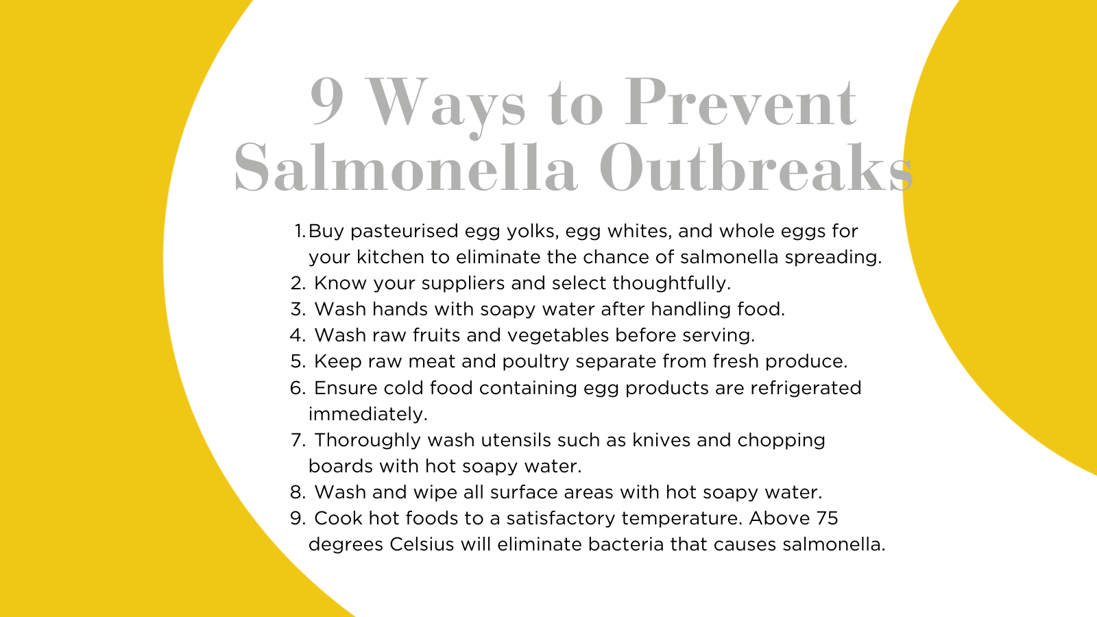 Salmonella Australia Solutions | Why Pasteurised Eggs - Eggzi